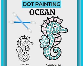 Fine Motor Skills Q-tip Dot Painting | Space Printable Activity - Etsy