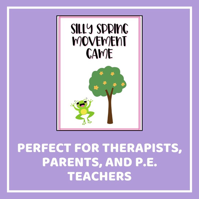 Spring Gross Motor Movement Cards | Gross Motor Brain Breaks ...