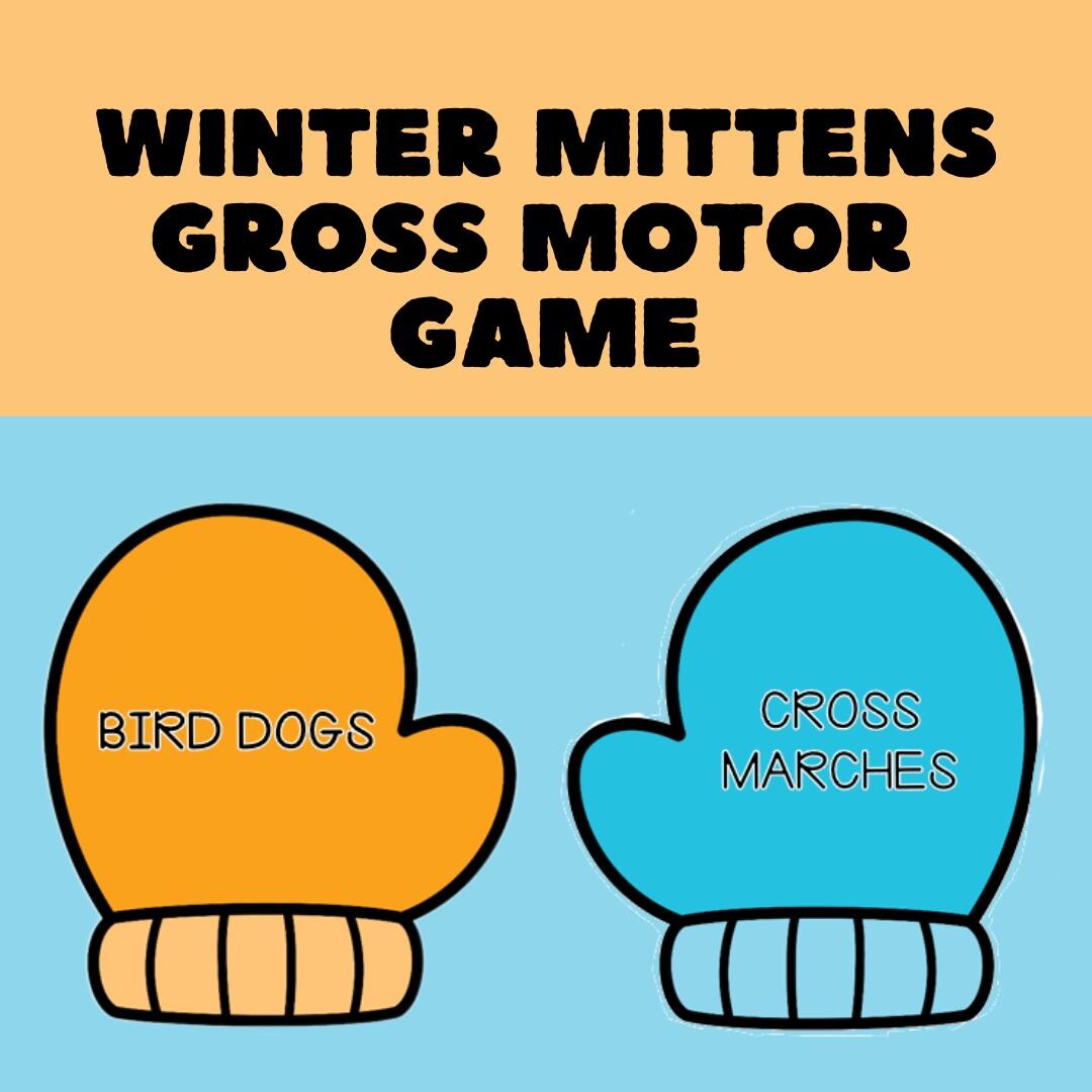 Winter Mittens Game Gross Motor & Movement Fun - Etsy