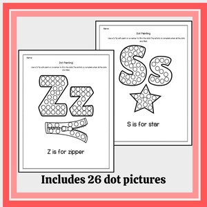 Fine Motor Skills Q-tip Dot Painting | Alphabet Printable Activity - Etsy