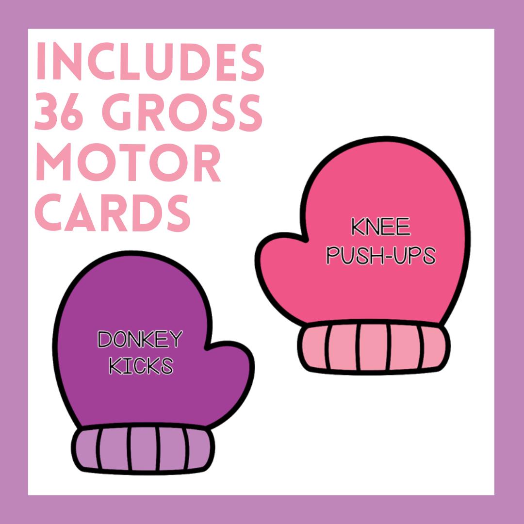 Winter Mittens Game Gross Motor & Movement Fun - Etsy