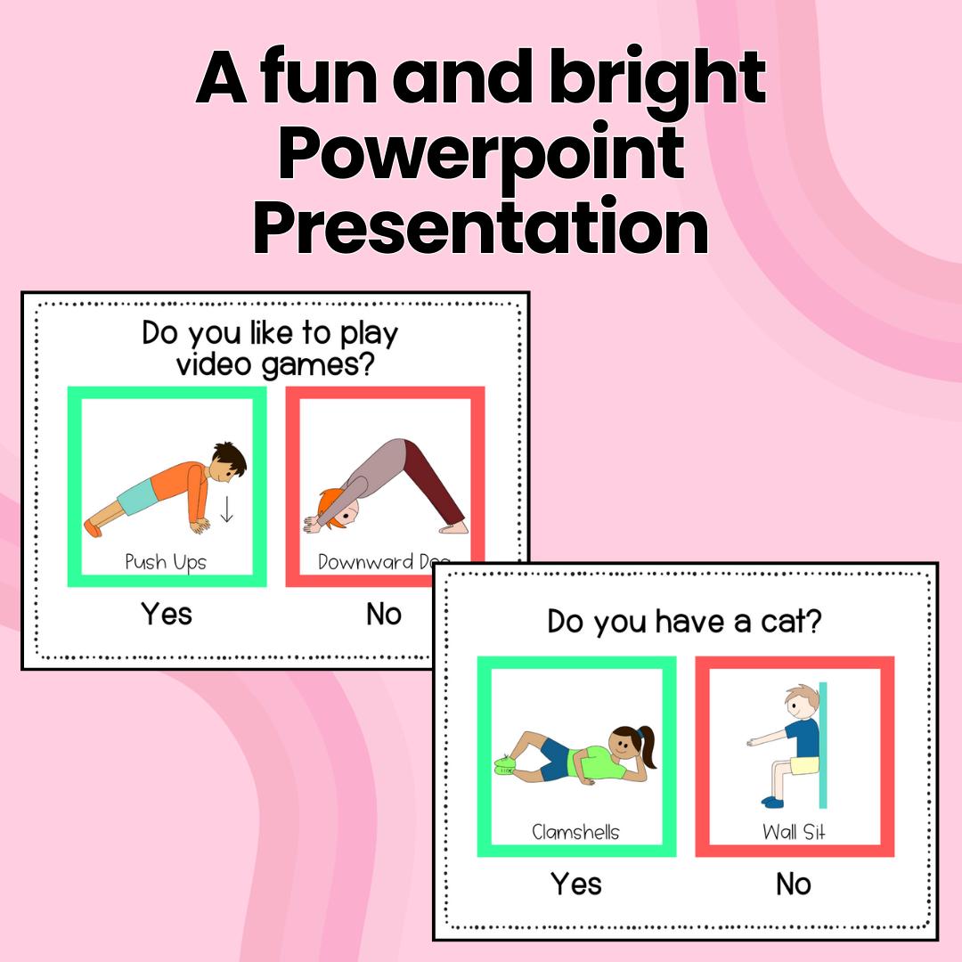 Gross Motor Game | Getting to Know You Activity for PT, OT, Phys Ed - Etsy
