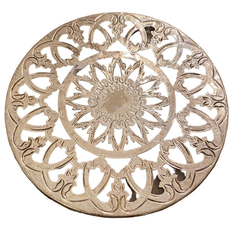 Silver Trivet - Etsy