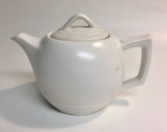 Vintage Mccoy Teapot Cream Mccoy Pottery Mccoy USA Teapot Stoneware ...