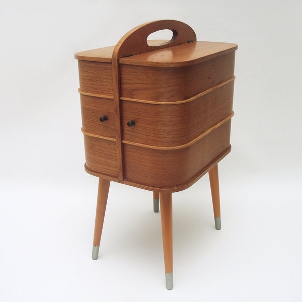 Wood Sewing Box With Legs - Etsy