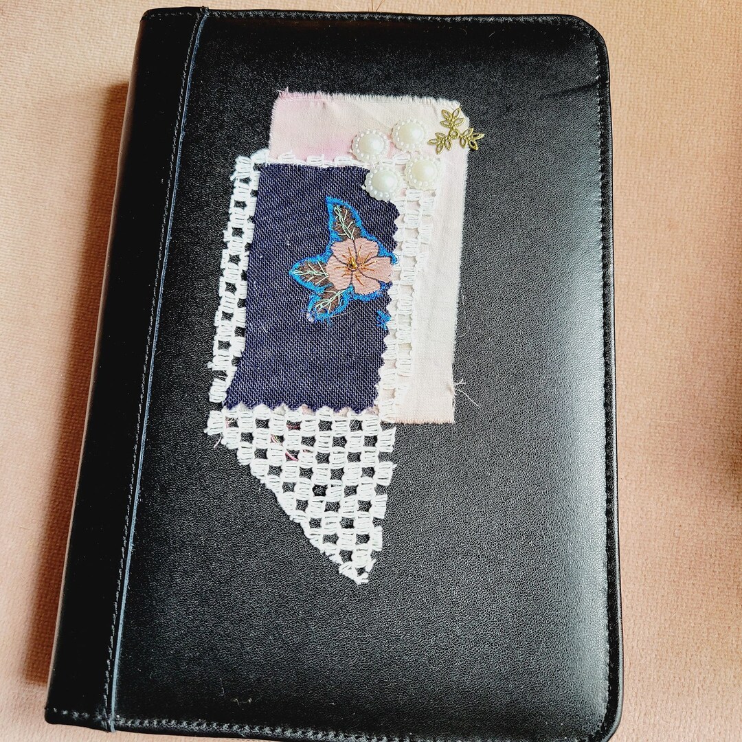 Vintage Leather Journal Kit, Ephemera, Black Case - Etsy