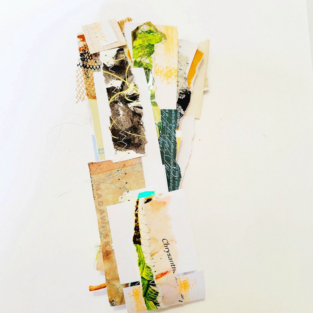 5' of SEWN Paper STRIPS #20 - for Junk Journals, Journal Embellishments ...