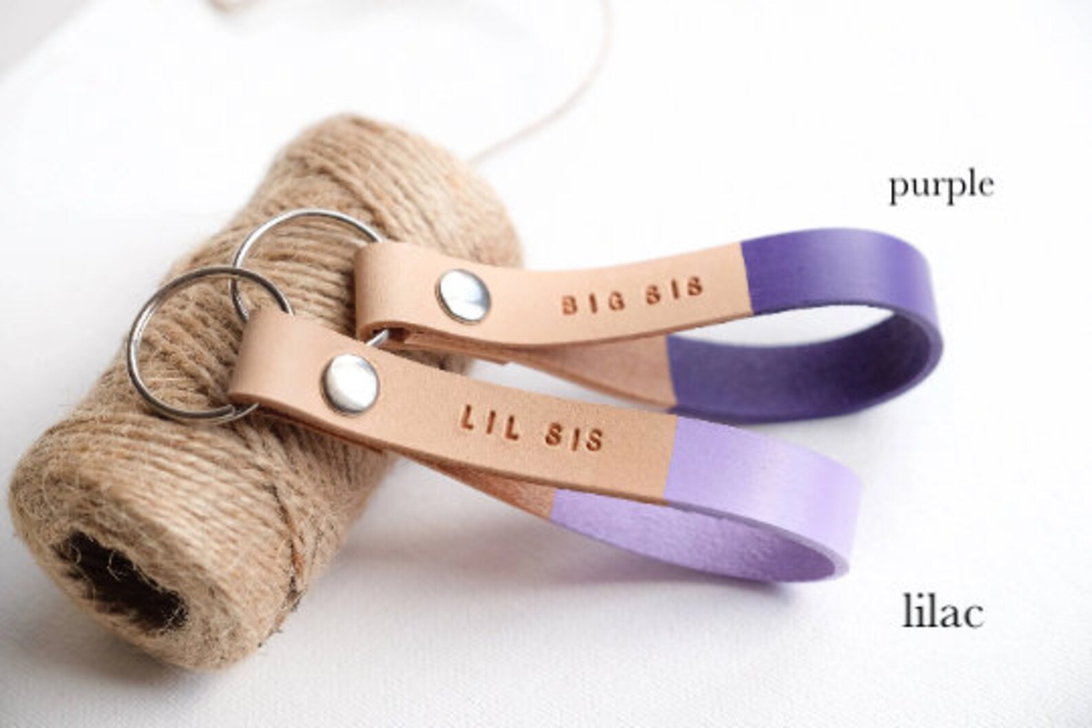 Personalized Leather Keychain Custom Name Leather Key Ring - Etsy