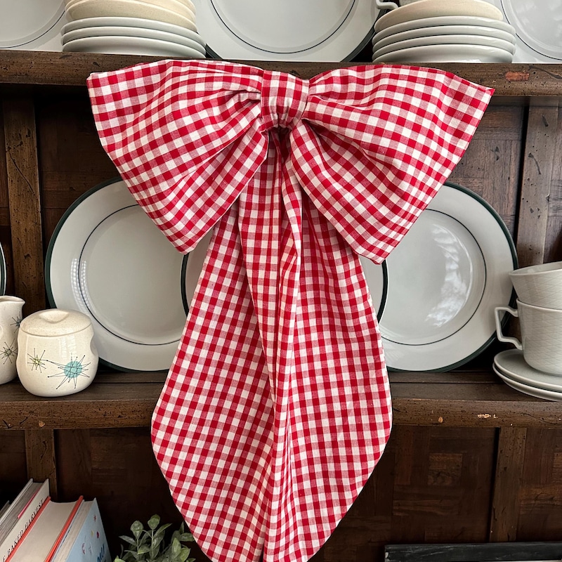 Bow Tree Topper Ginghams - Etsy