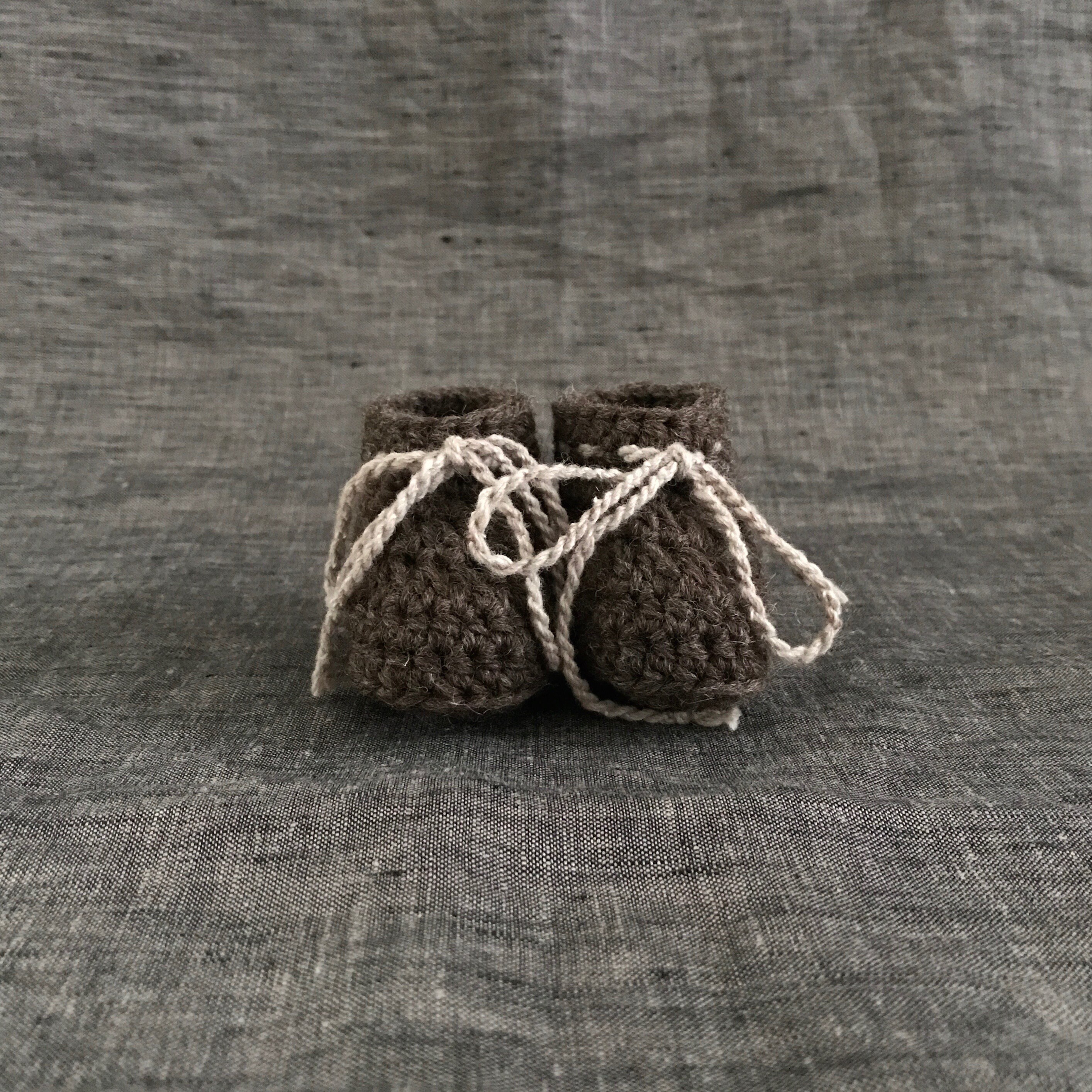 Natural Wool Baby Shoes Gender Neutral Infant Booties 0 to - Etsy