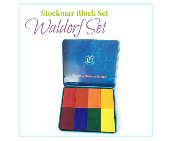 Stockmar Wax Crayon Blocks Waldorf Assortment, Drawing Supplies ...