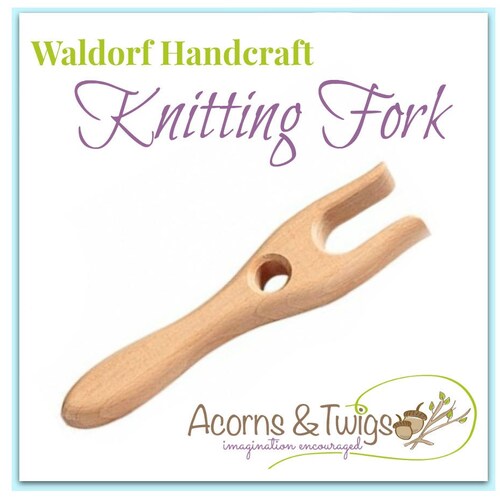 Wooden Lucet. Knitting Fork for Cord Making. Braiding Fork. - Etsy
