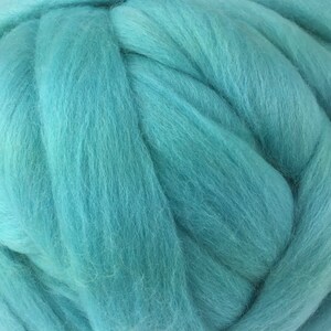 South American Merino, 1 Pound Teal Blue Wool Top, Spinning Supplies ...