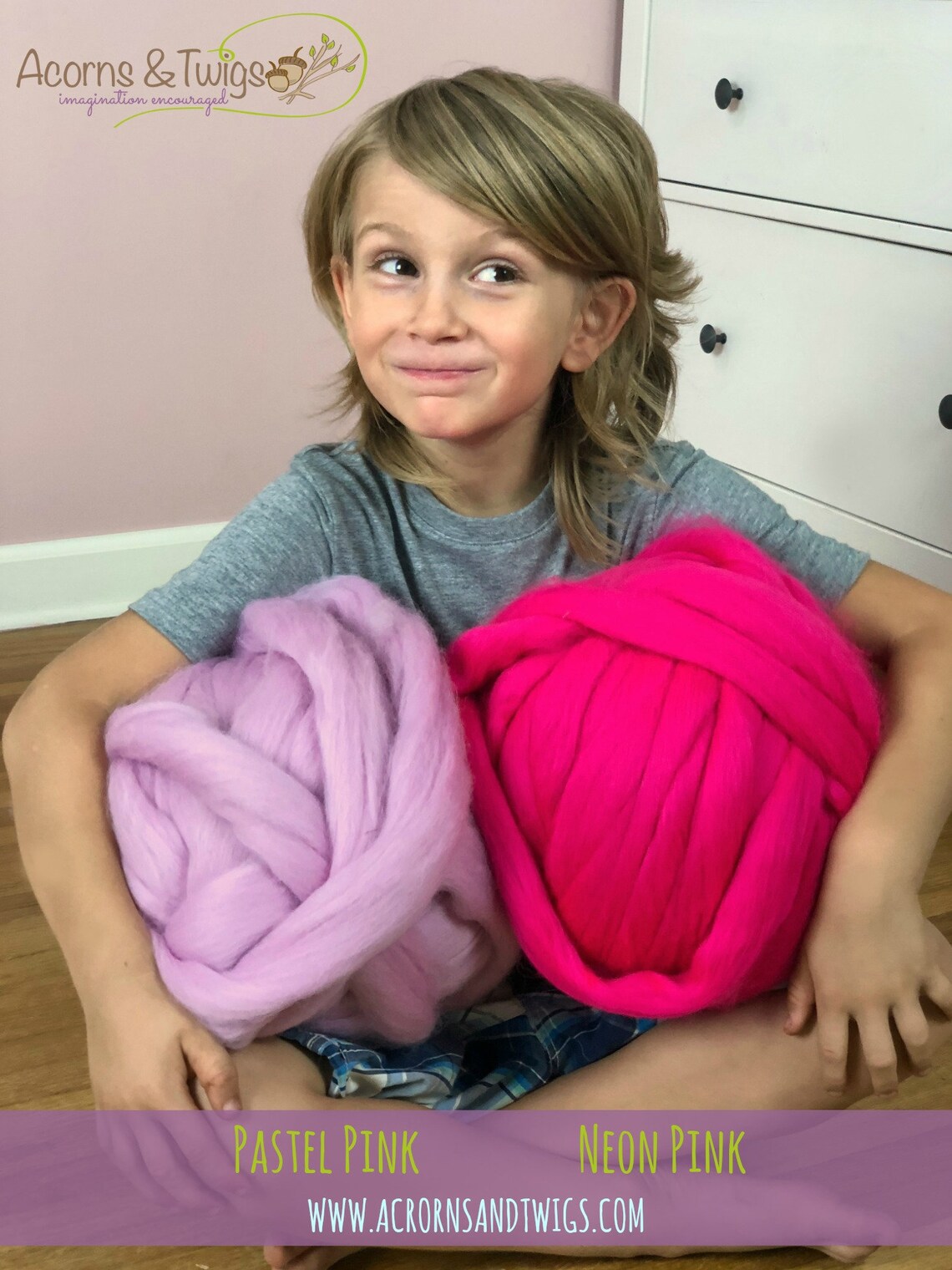 Super Chunky Yarn 1 Lbs Pastel Pink Merino Wool Top Pink | Etsy