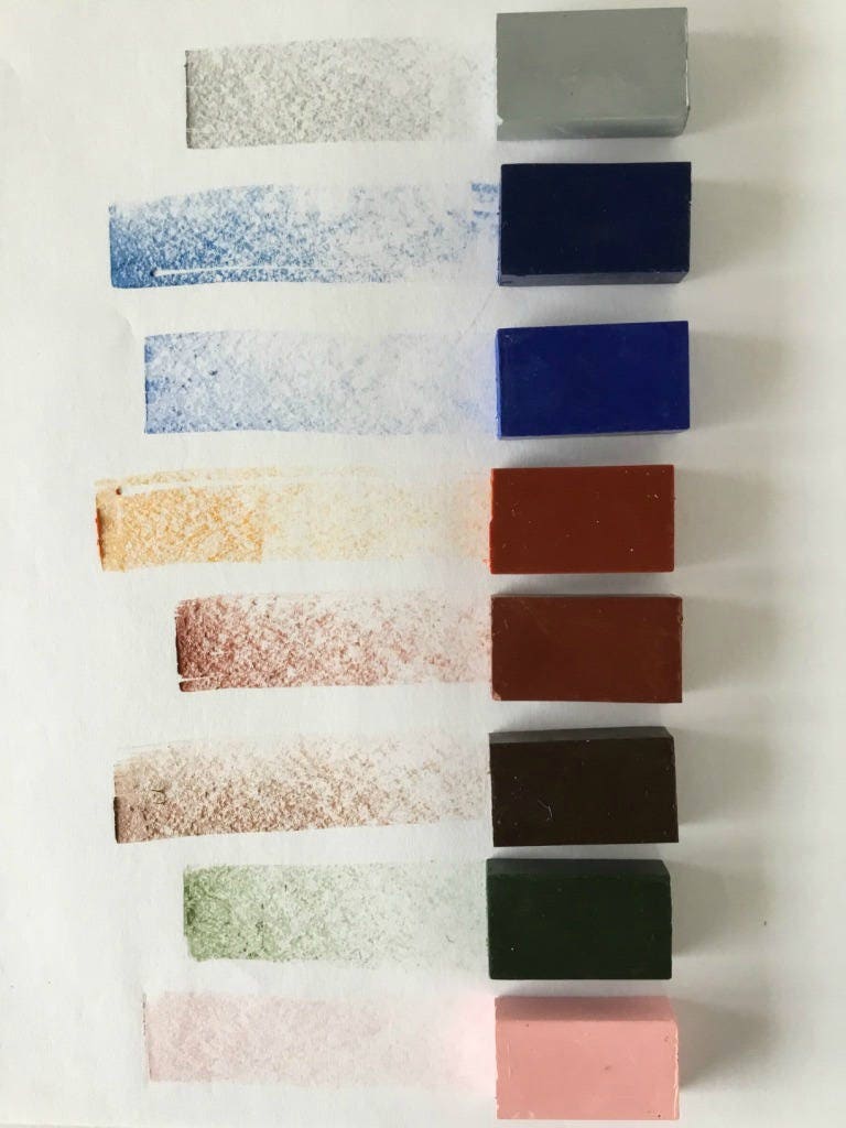 Stockmar Wax Crayon Blocks Supplementary Set 1 Drawing - Etsy