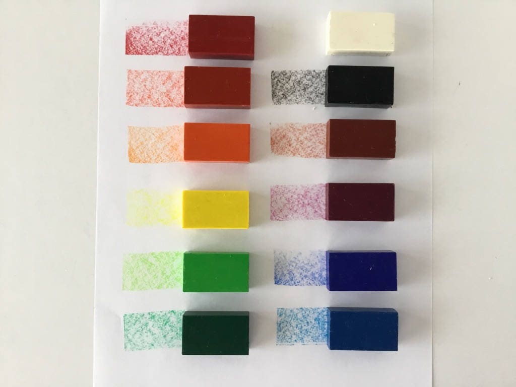 Stockmar Wax Crayon Blocks 12 Assorted Colors Drawing - Etsy