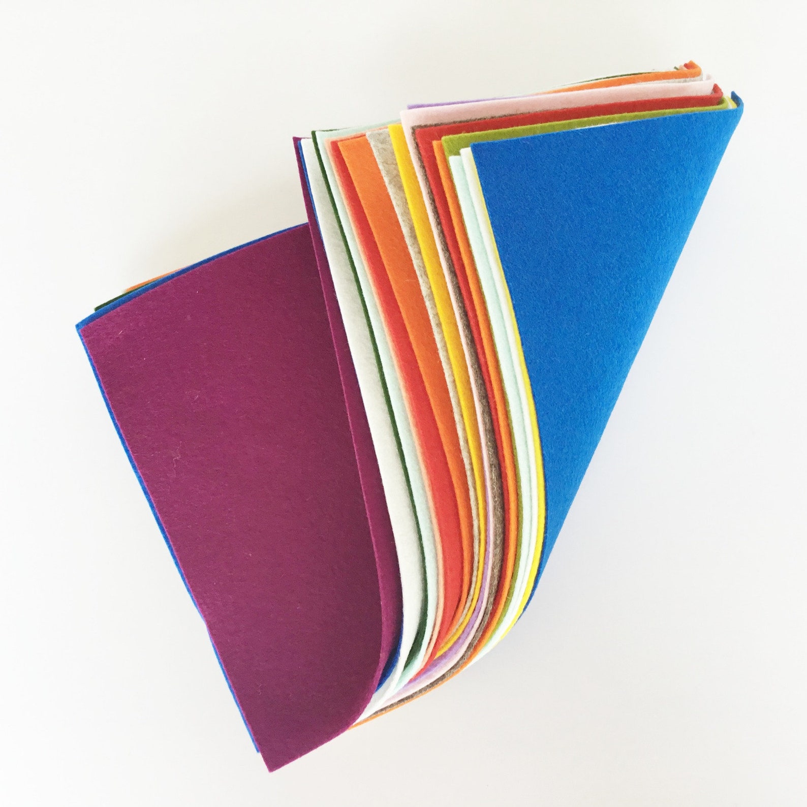 100% Pure Wool 10 Wool Felt Sheets Random Mix 20 X 30cm - Etsy