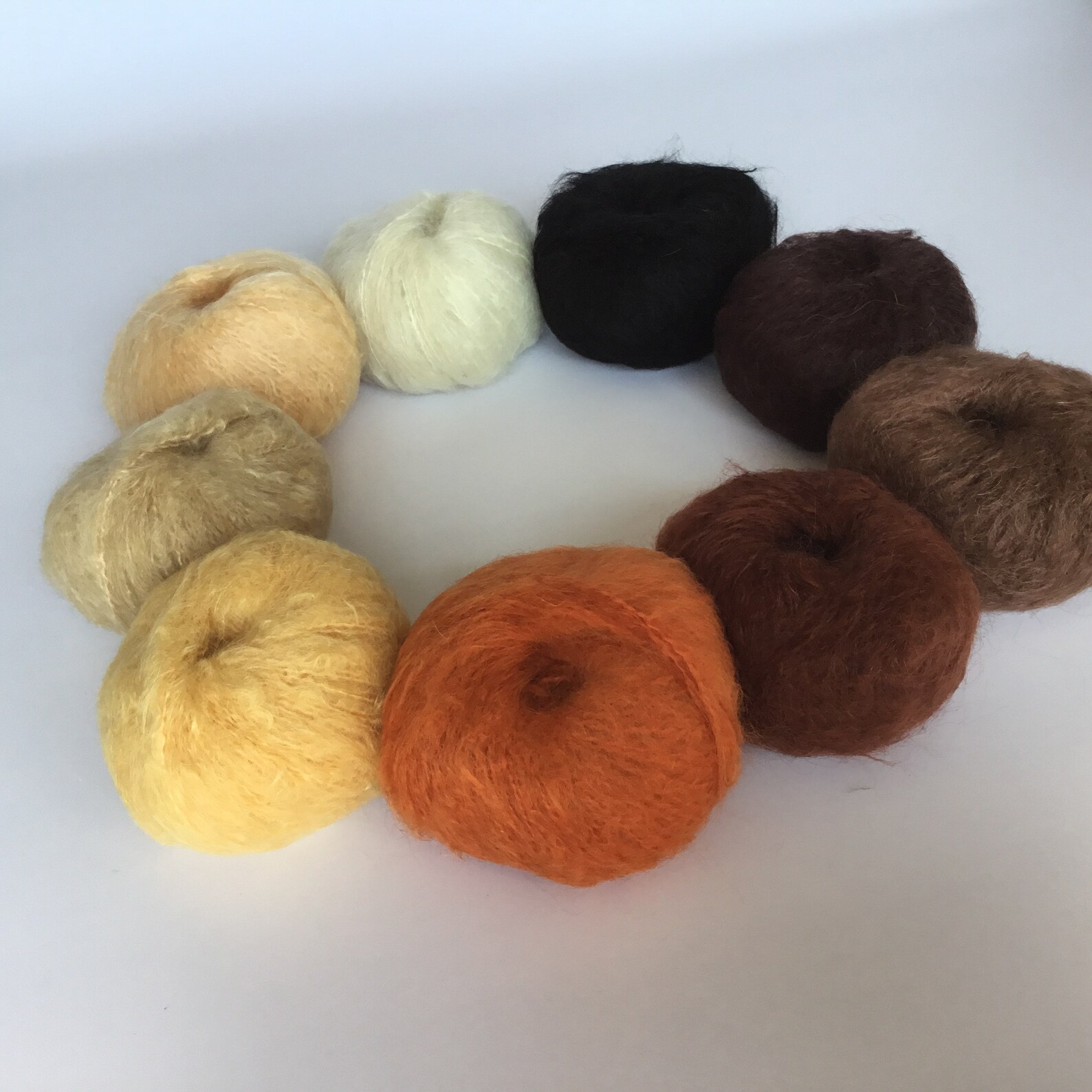 Waldorf Doll Hair / Mohair Yarn / Wild Long Doll Hair / Wool - Etsy