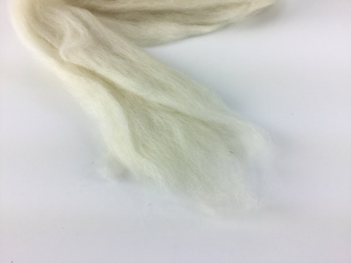 Undyed Natural New Zealand Lamb's Wool Top / Roving 1 Oz - Etsy
