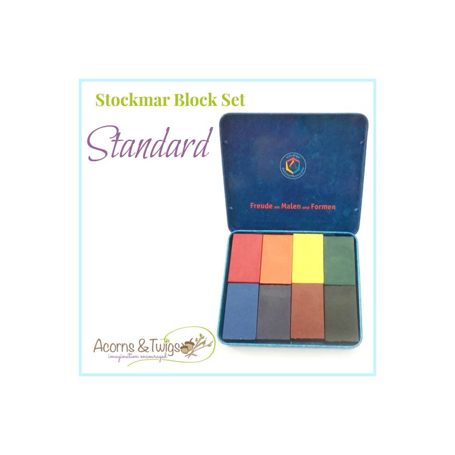 Stockmar Wax Crayon Blocks Standard Set Drawing Supplies - Etsy