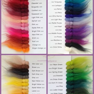 1 Lb Light Skin Color Wool Top, Wholesale Felting Supplies, Fairy Wool ...