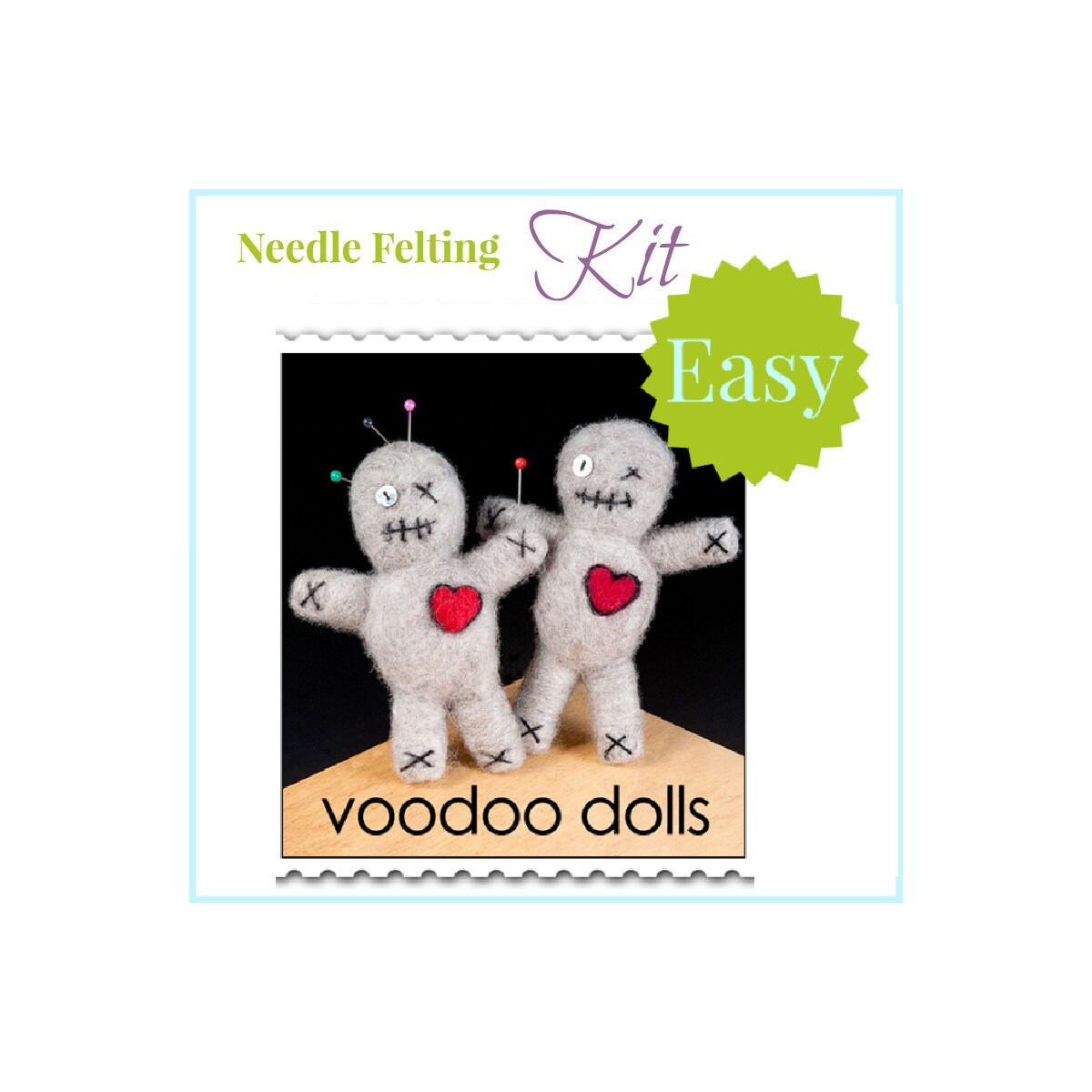 Needle Felting Kit // VooDoo Dolls Felting Kit // Animal | Etsy
