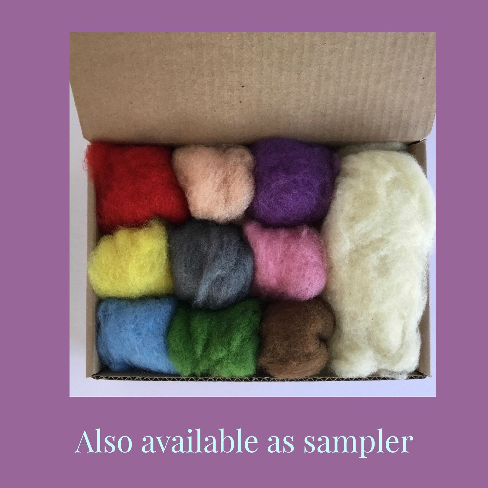 Felting Wool Set 24 Oz Carded Wool Kit for Felting New | Etsy