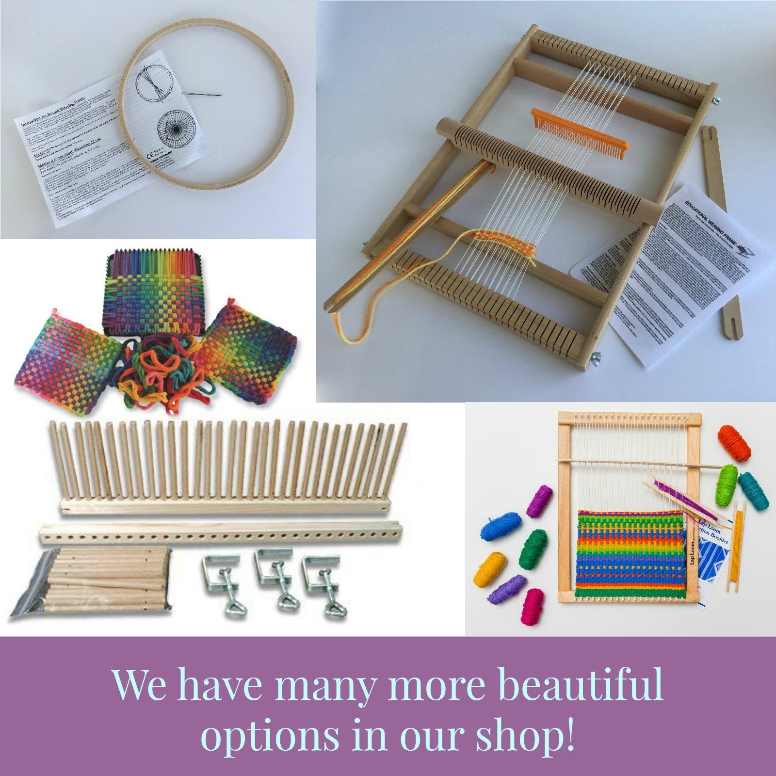 Loom Shuttles 8 Inch or 16 Inch Weaving Shuttle Weaving - Etsy