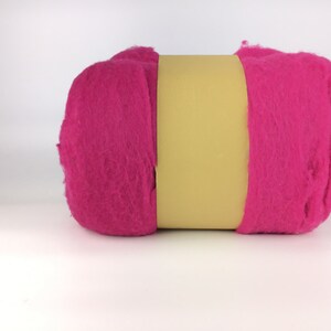Pink Wool Batting, 1 Oz Batts for Felting, Carded Wool, Batts for ...