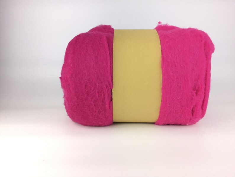 Pink Wool Batting 1 Oz Batts for Felting Carded Wool Batts | Etsy