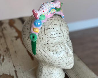 Sweet Treat Fascinator, Candy Crown, Candyland Headband, Halloween ...