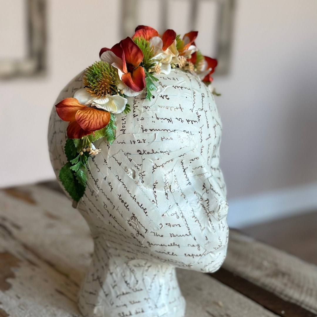 Woodland Thistle Crown, Elven Circlet, Boho Bridal Crown, Renaissance ...