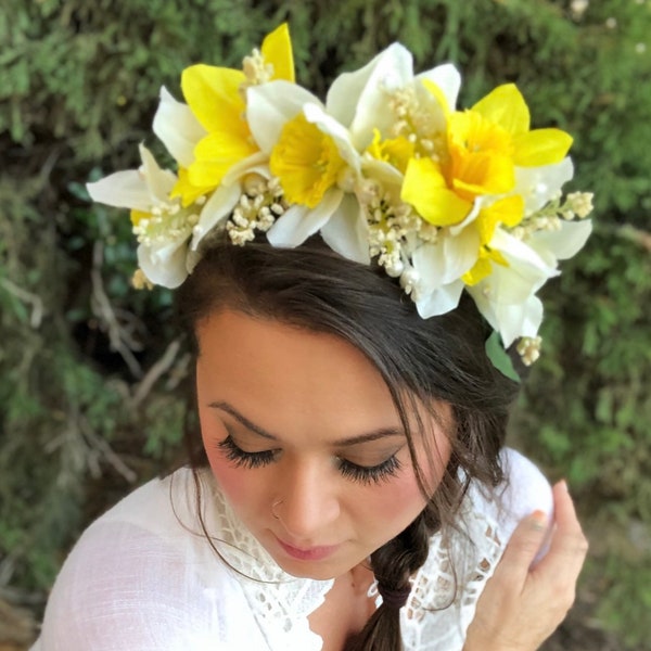 Yellow Flower Crown - Etsy