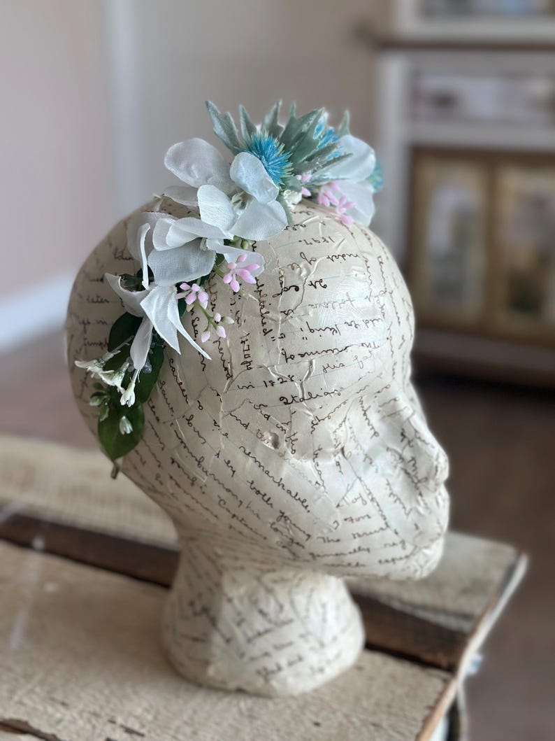 Woodland Thistle Crown, Elven Circlet, Boho Bridal Crown, Renaissance ...