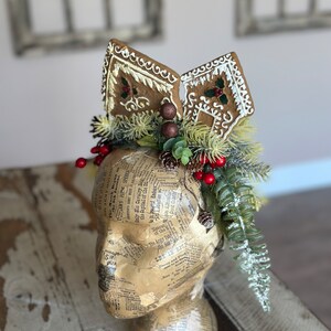 Christmas Cookie Crown, Gingerbread House Headpiece, Holiday Baking ...