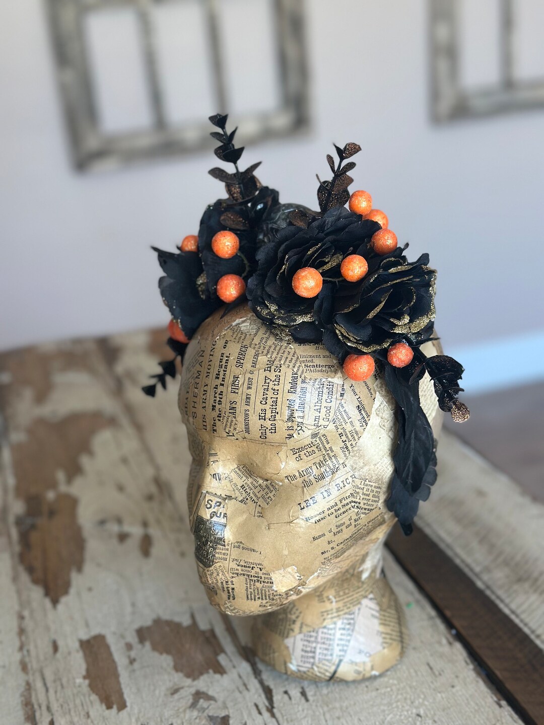 Skull Queen Fascinator, Spider Halloween Headpiece, Spooky Pumpkin ...