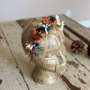 Woodland Thistle Crown, Autumn Wildflower Headband, Elven Circlet, Boho ...