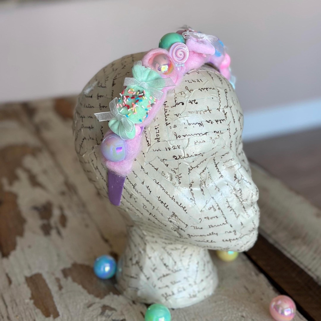 Sweet Treat Fascinator, Candycore Crown, Candyland Headband, Taffy ...
