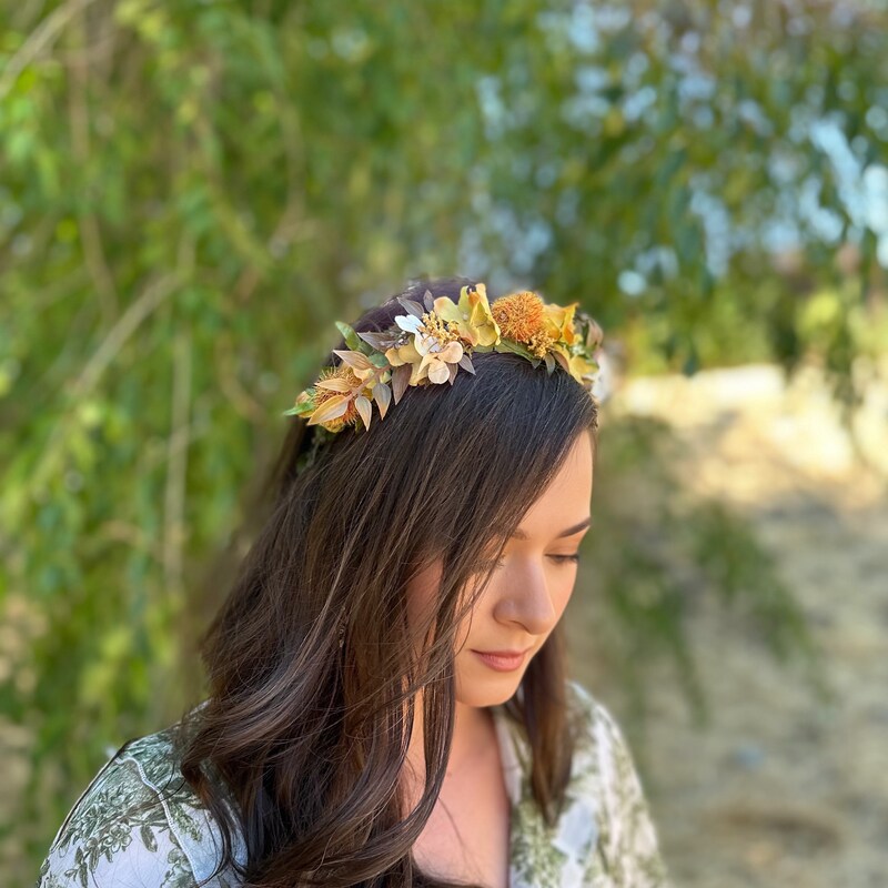 Boho Flower Crown - Etsy