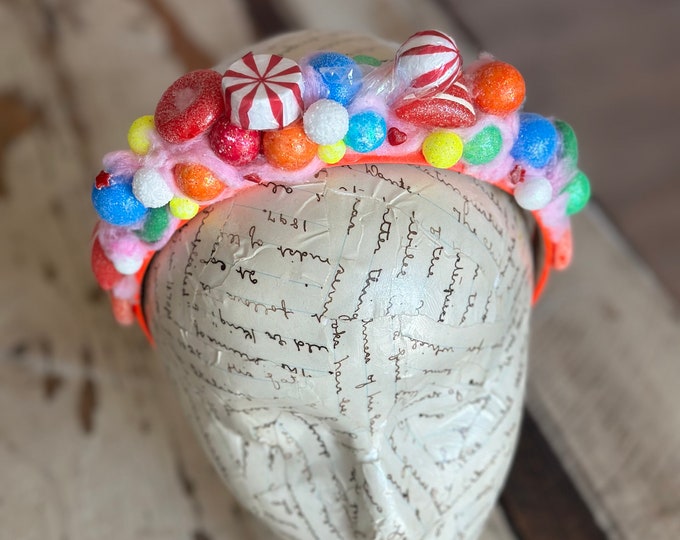 Sweet Treat Fascinator, Candy Crown, Candyland Headband, Halloween ...