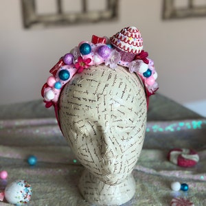 Cupcake Fascinator, Candy Crown, Candyland Headband, Halloween Costume ...