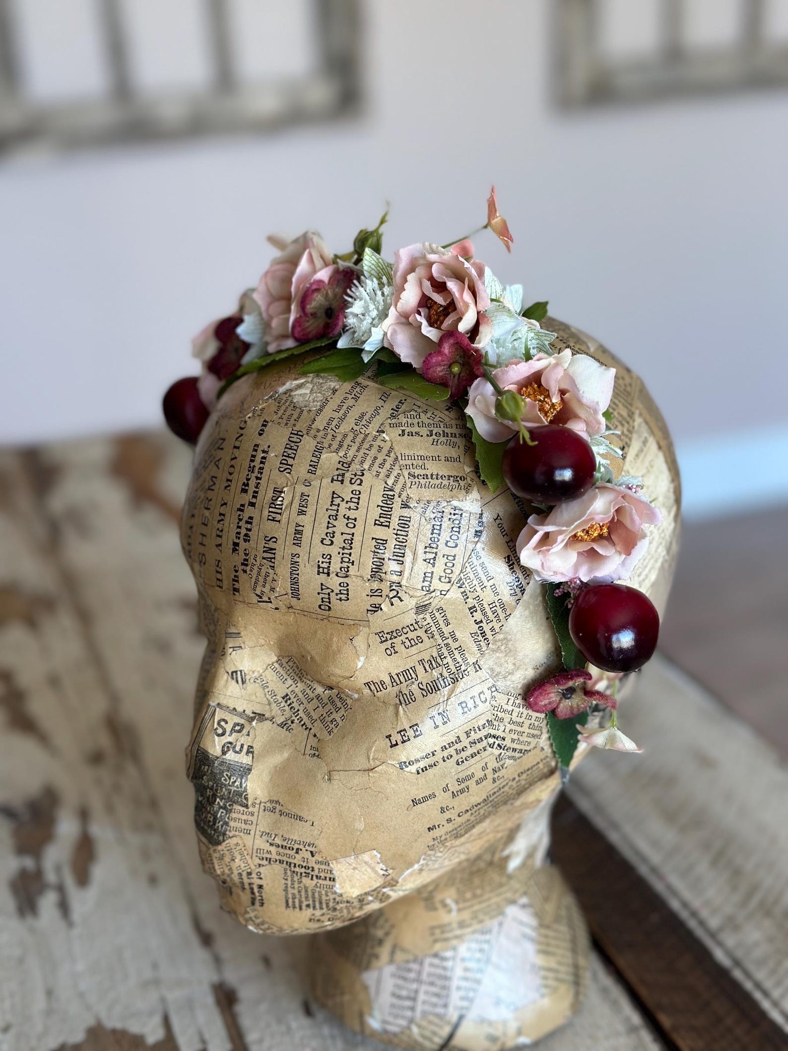 Black Cherry Crown, Elven Berry Crown, Woodland Fairy, Cherry Crown ...