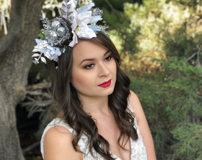 Winter Wonderland Headpiece, A Christmas Carol Costume, Snow Queen ...