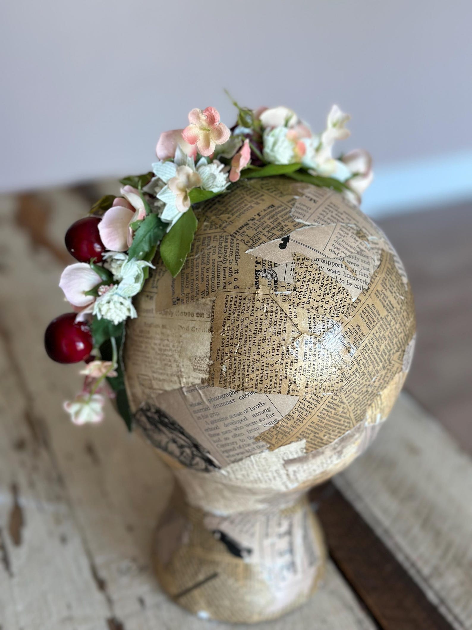 Black Cherry Crown, Elven Berry Crown, Woodland Fairy, Cherry Crown ...