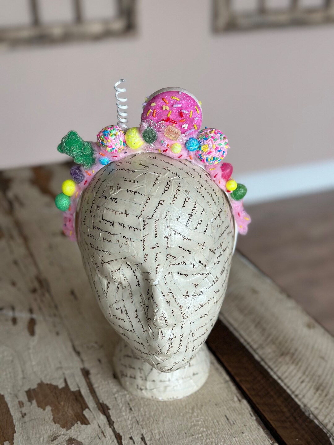 Sweet Treat Fascinator, Candycore Crown, Candyland Headband, Macaron ...