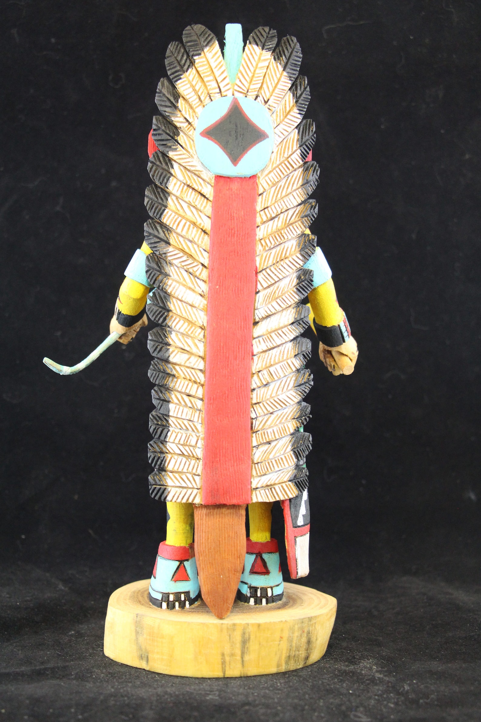 Vintage Native American Hopi Yellow Ahote Kachina by Earl Arthur - Etsy