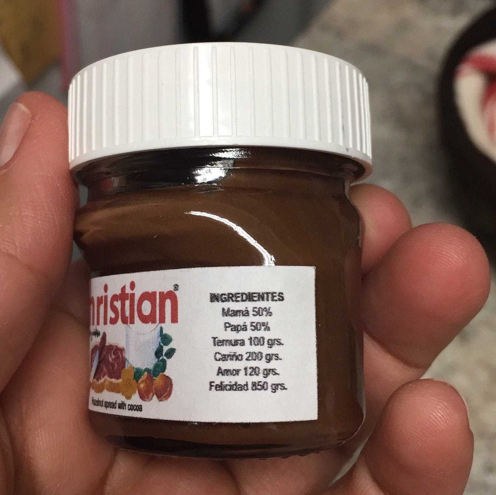 Mini Nutella Stickers Personalized Mini Nutella Stickers Mini Nutella ...