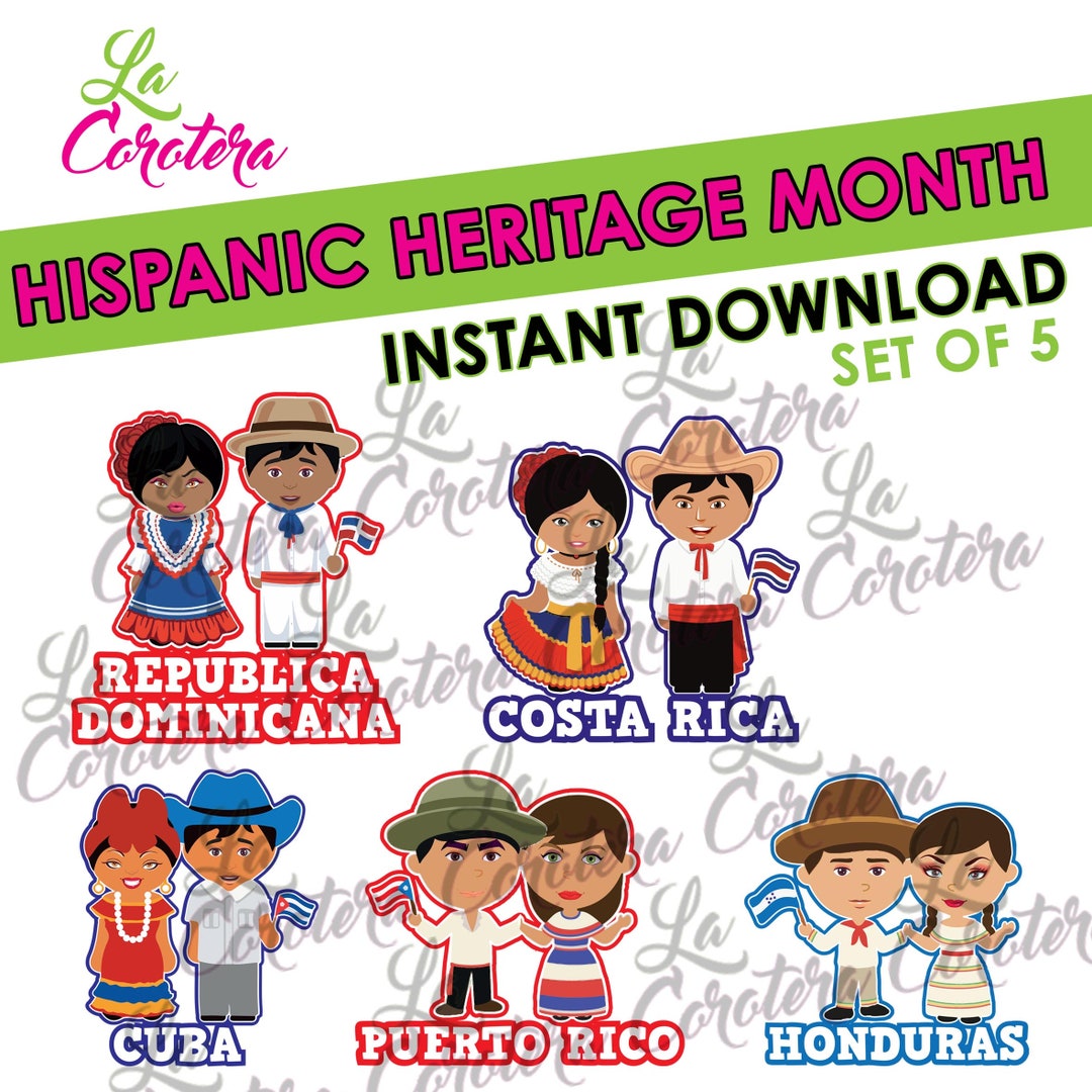 Hispanic Heritage Month • Digital Download School Project • Cuba ...