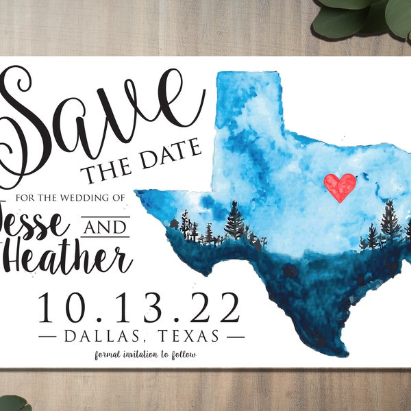 State Save the Date - Etsy