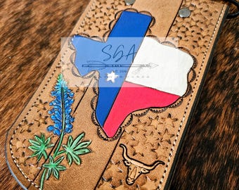 Leather Rodeo Committee Badge Holder. Just in Time for the Houston ...